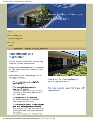 Folsom Psychiatry Associates | PDF