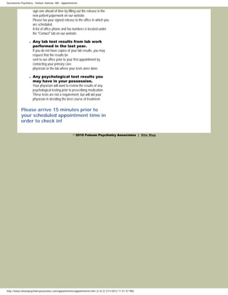 Folsom Psychiatry Associates | PDF