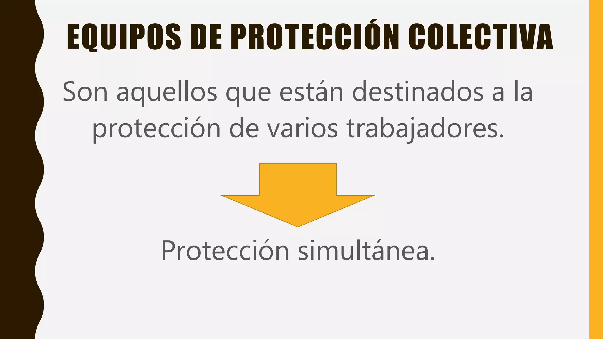 Equipos de protección. FOL. | PPT
