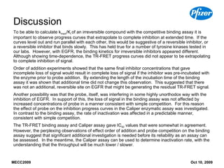 Determination of kinact / Ki for EGFR Irreversible Inhibitors Using ...