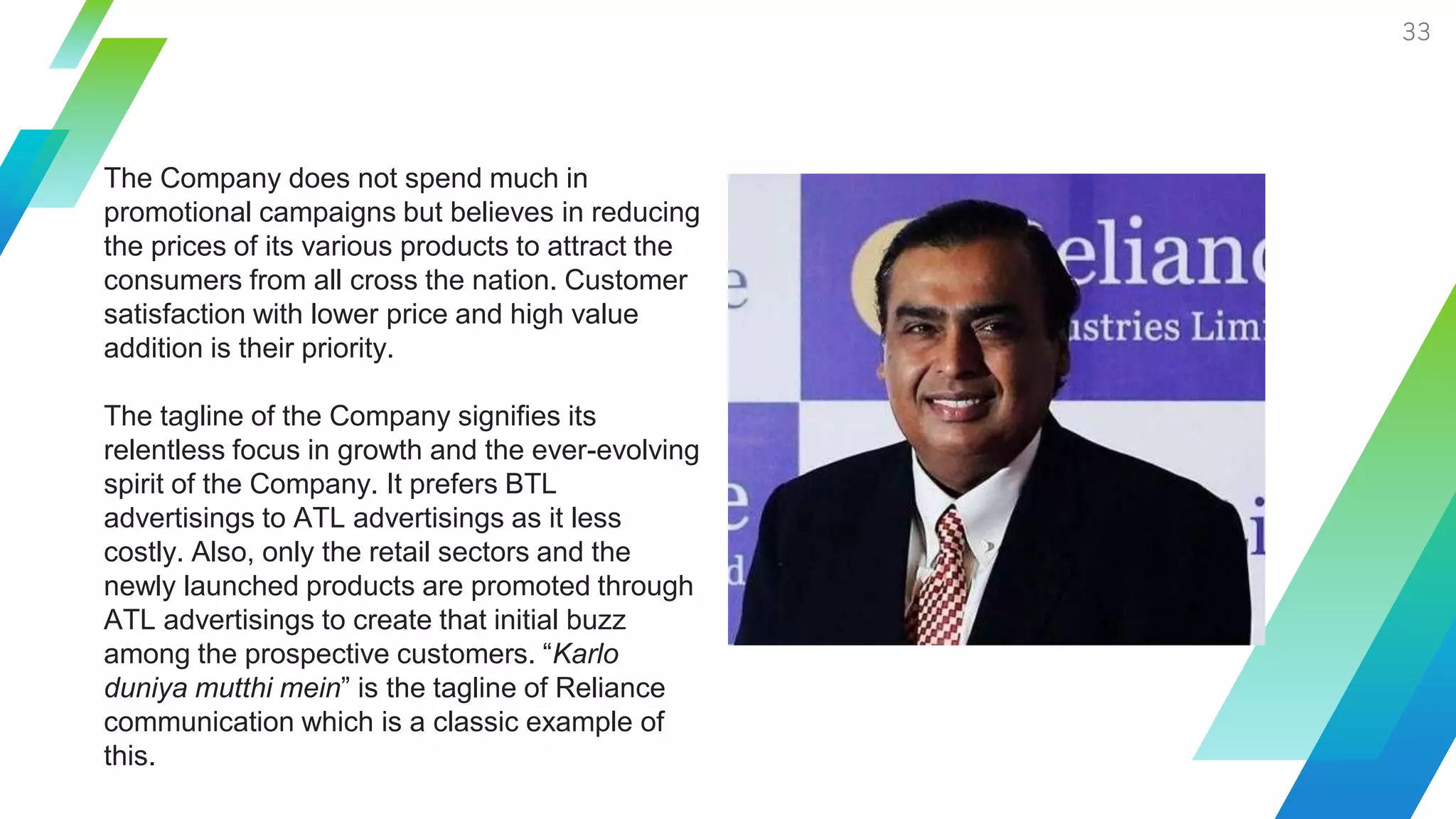 Reliance Industries Ltd.(RIL) Company Overview Presentation | PPTX