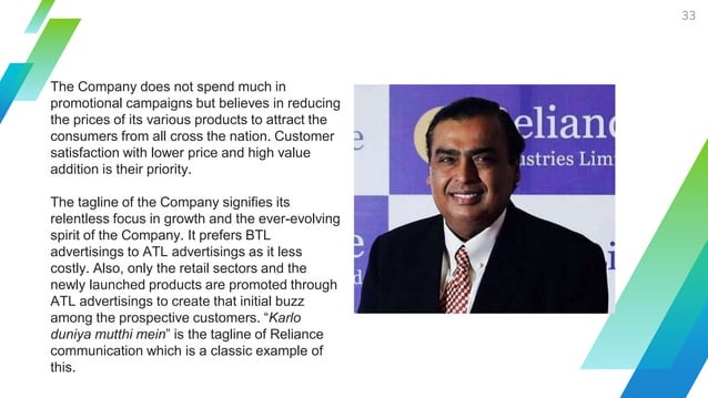 Reliance Industries Ltd.(RIL) Company Overview Presentation | PPTX ...