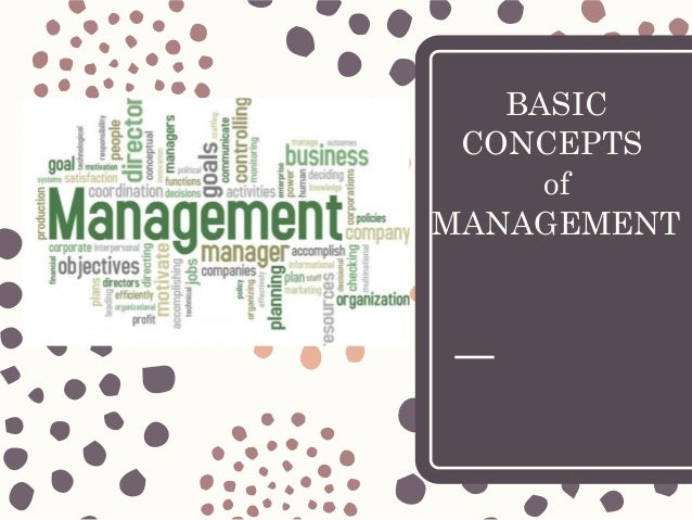 Management Concepts