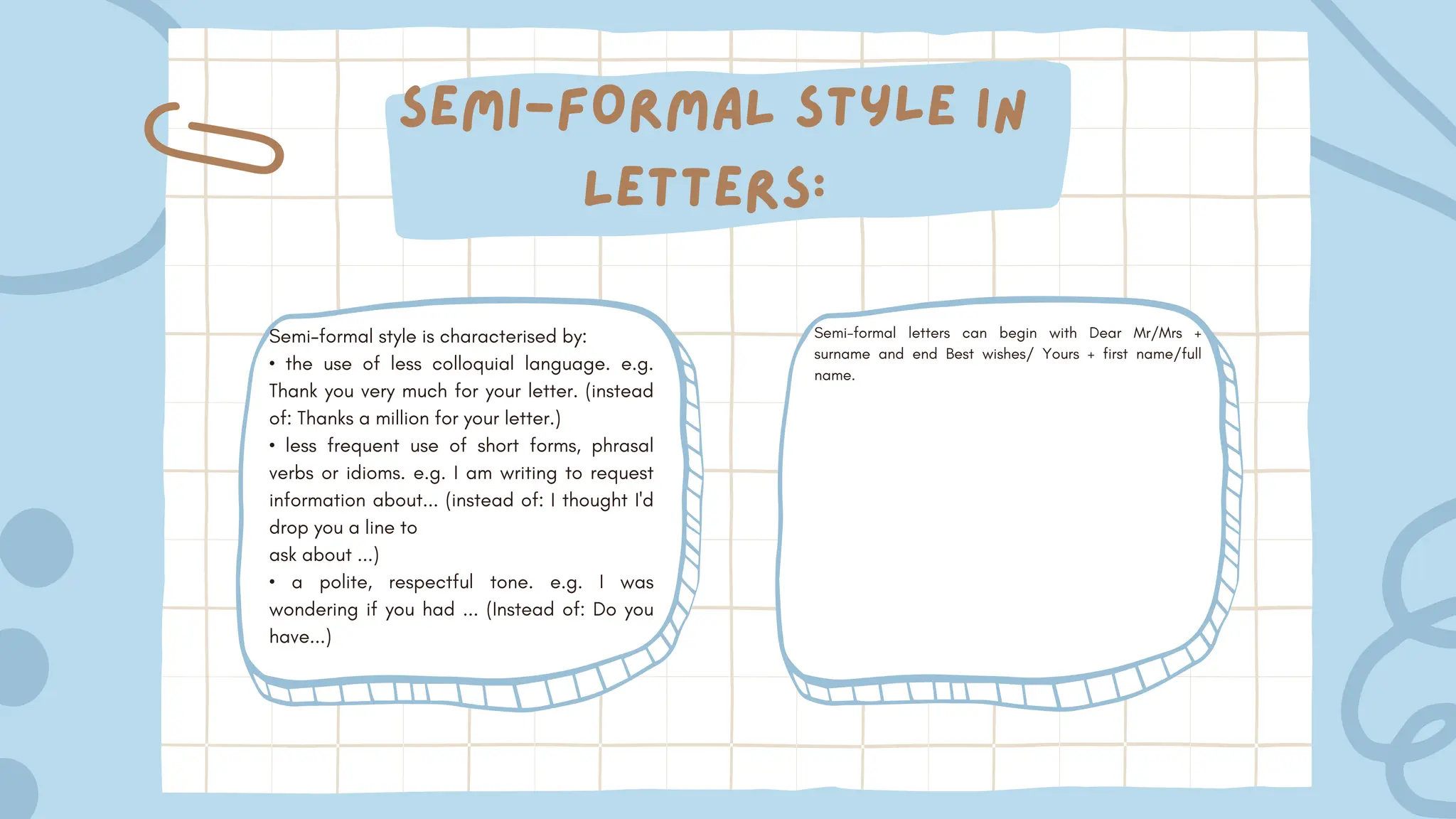 Fomal/semiformal letter/email (job application) | PDF