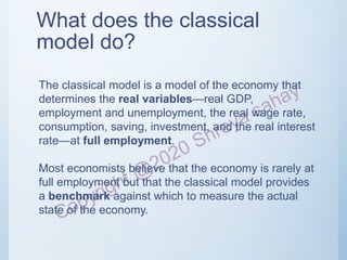 classical economic theory Vs Keynisian Theory - an overview | PPTX