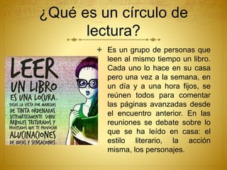 cómo iniciar un círculo de lectura | PPTX