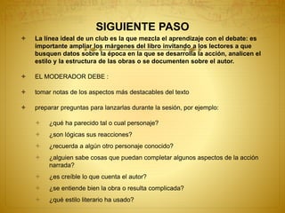 cómo iniciar un círculo de lectura | PPTX