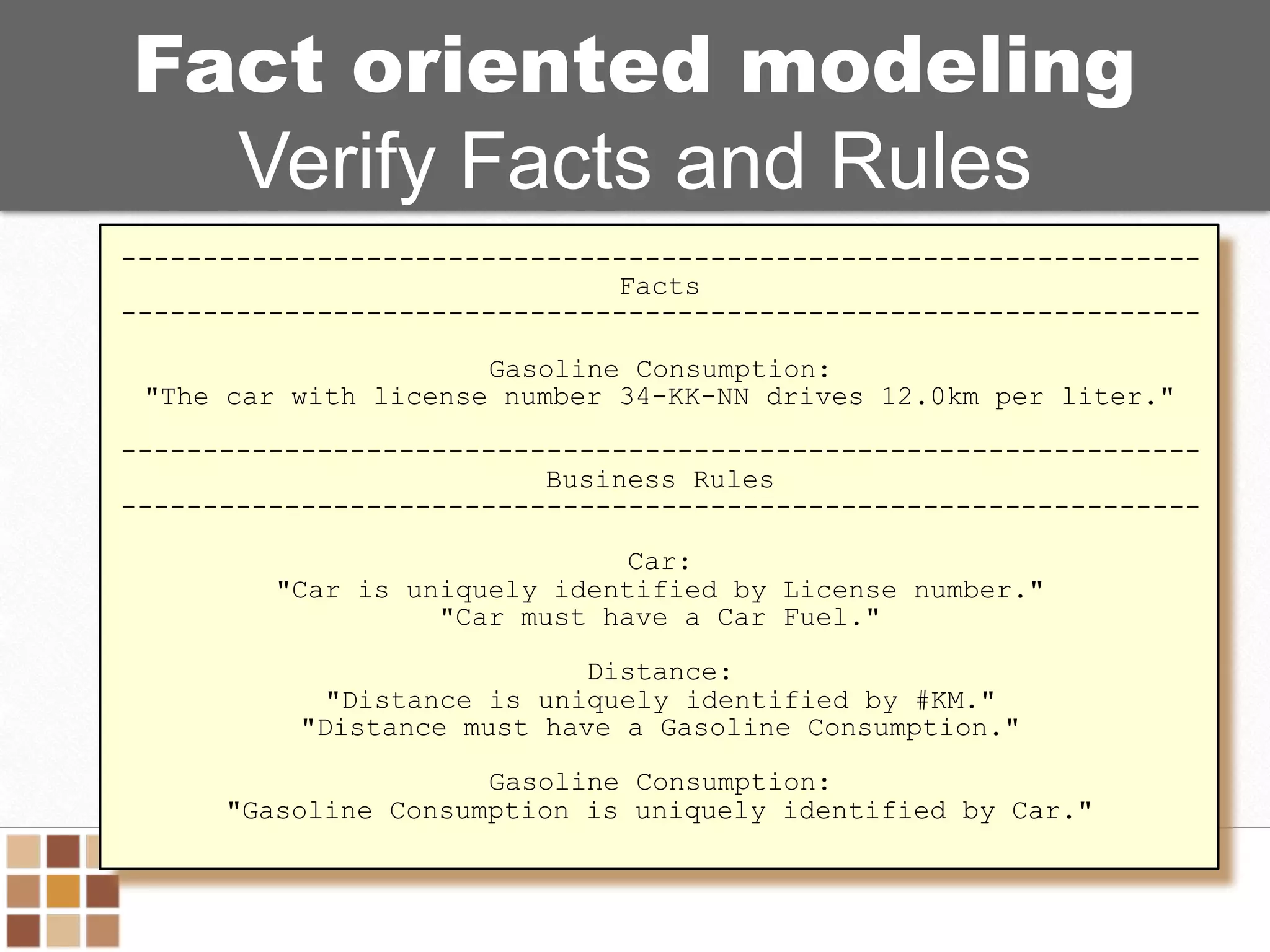 Fact Oriented Modeling in 10 steps | PDF | Automotive Industry | Industries