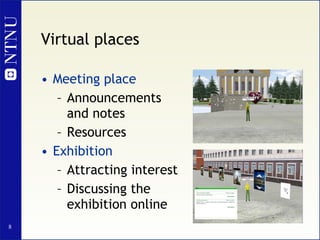 Virtual Campus in the Context of an Educational Virtual City | PPT