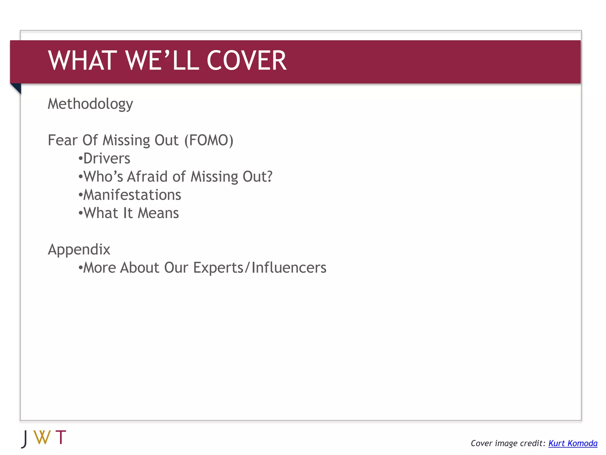 FOMO FEAR OF MISSING OUT | PDF