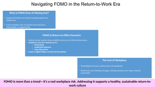 FOMO slide is to describe RTOW and it is designed | PPTX