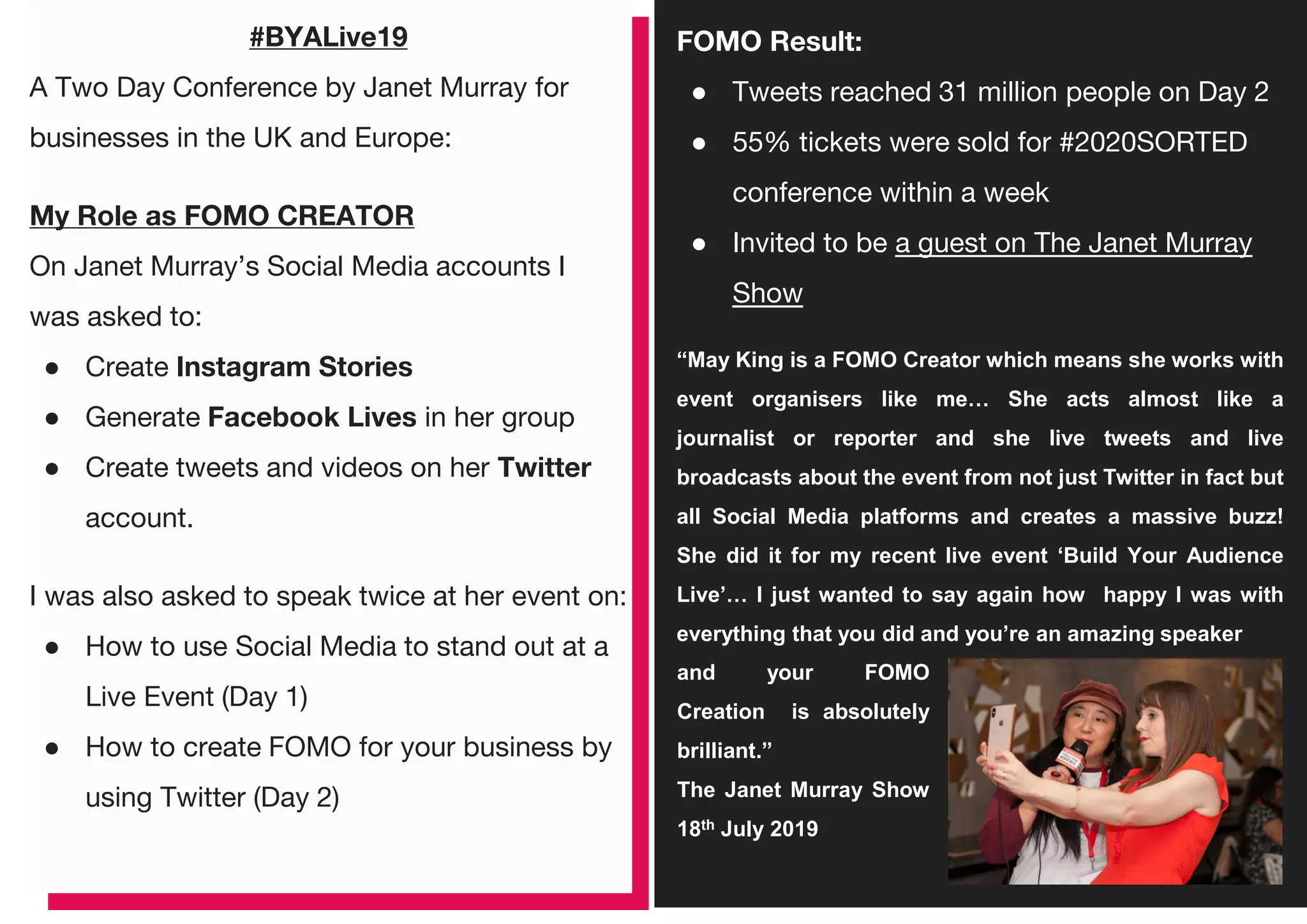 Fomo Case Studies - Conferences | PPT
