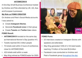 Fomo Case Studies - Conferences | PPT