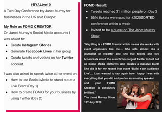 Fomo Case Studies - Conferences | PDF