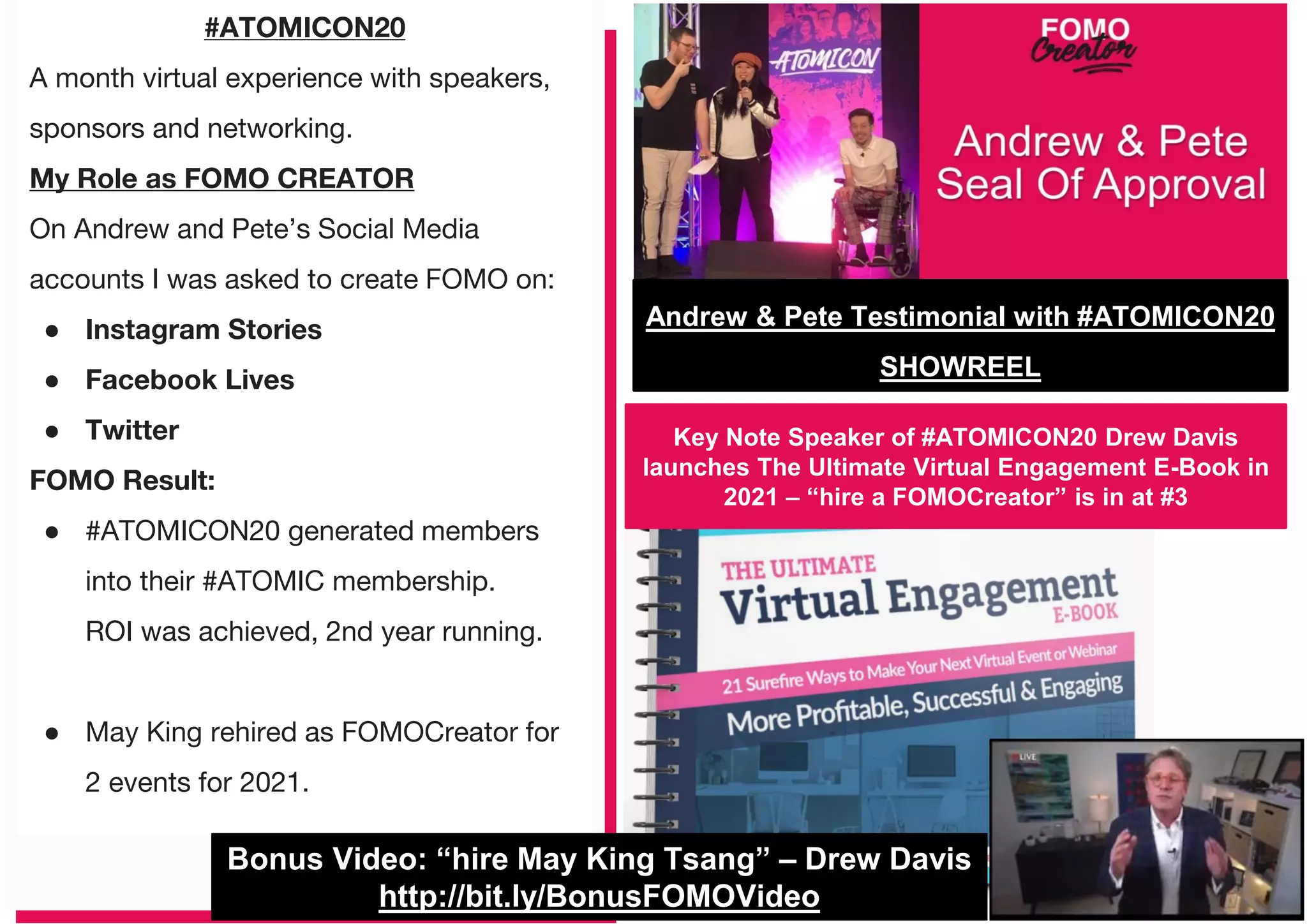 FOMO Case Studies the virtual edition 2020-present | PPT