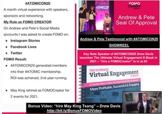 FOMO Case Studies the virtual edition 2020-present | PPT