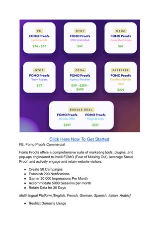 Fomo Proofs Review-Visitor into a Profit Without the Hassle | PDF