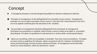Principles of Management: Key Important Areas | PPTX