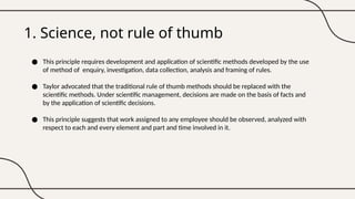 Principles of Management: Key Important Areas | PPTX