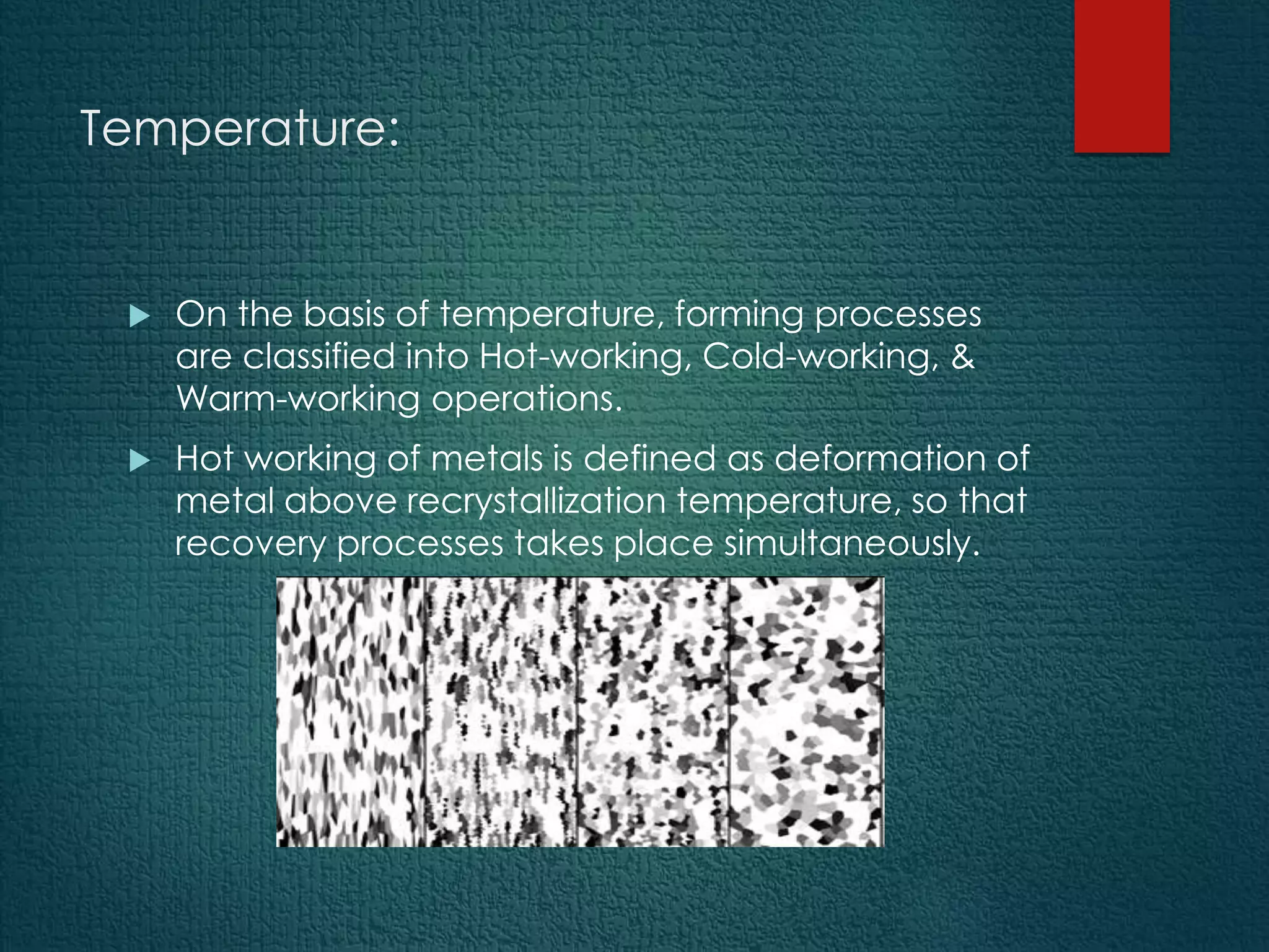 Fundamentals of metal working | PPTX