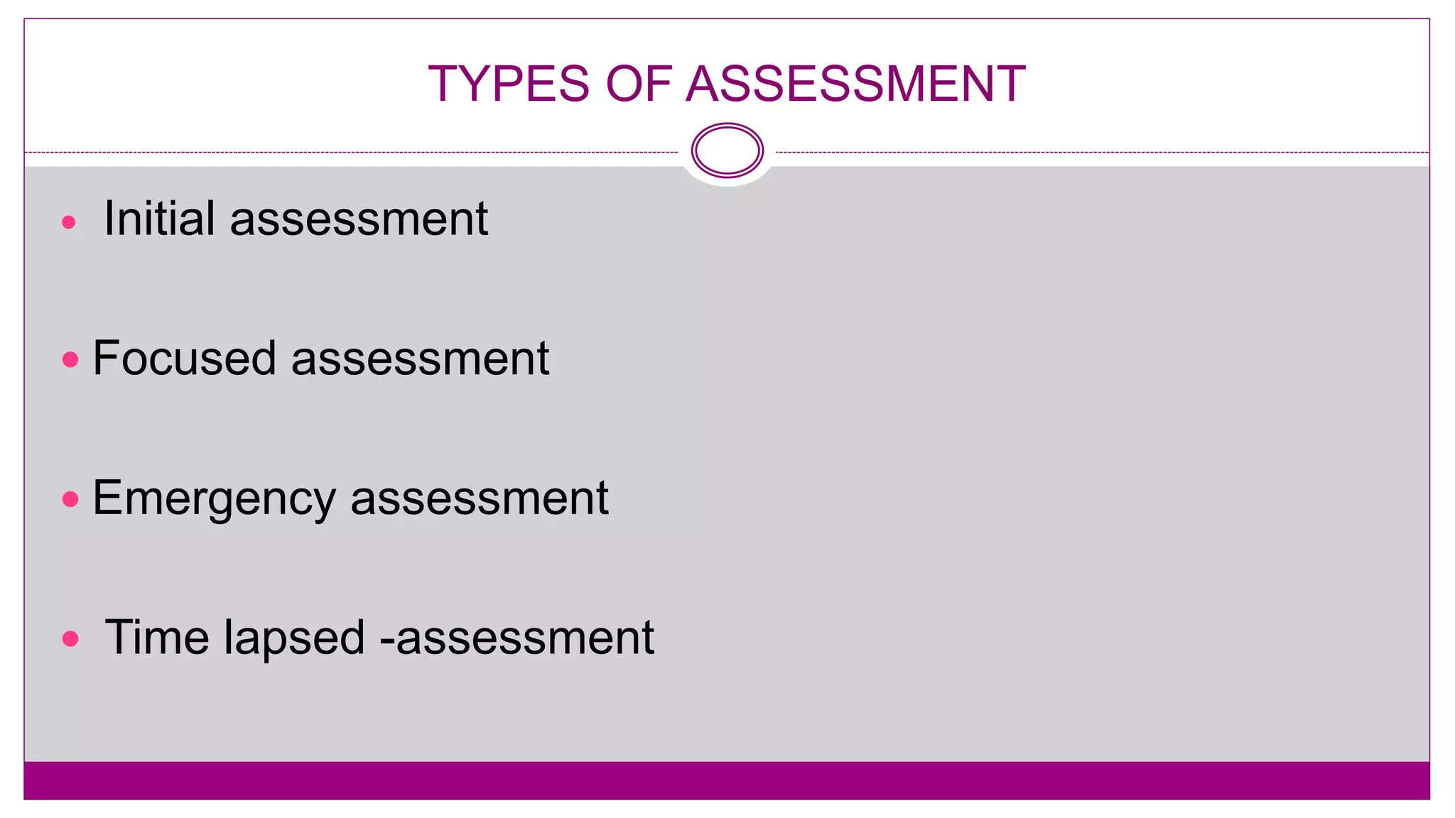 Nursing health assessment | PPTX