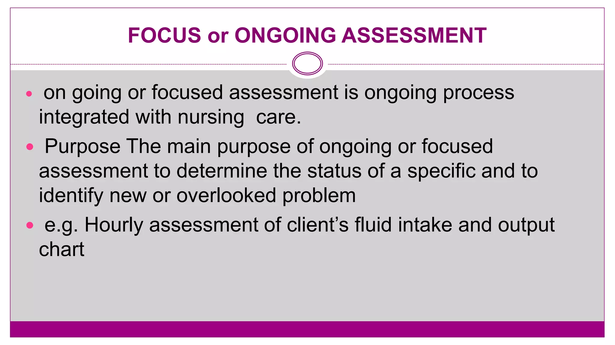 Nursing health assessment | PPTX