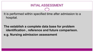 Nursing health assessment | PPTX