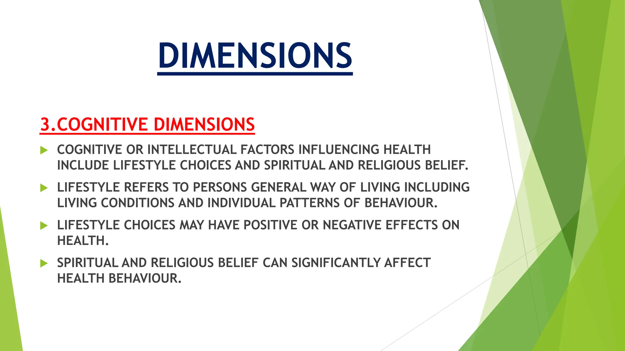 Health,concepts,dimensions and maslows hierarchy of needs. | PPTX