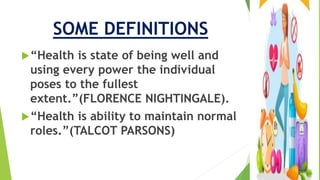 Health,concepts,dimensions and maslows hierarchy of needs. | PPTX