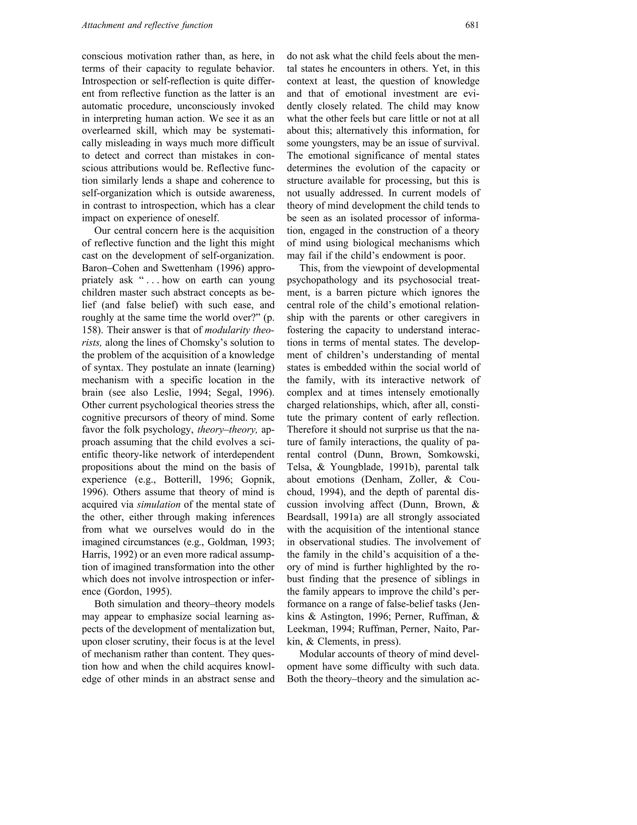 Fonagy and target 1997 | PDF