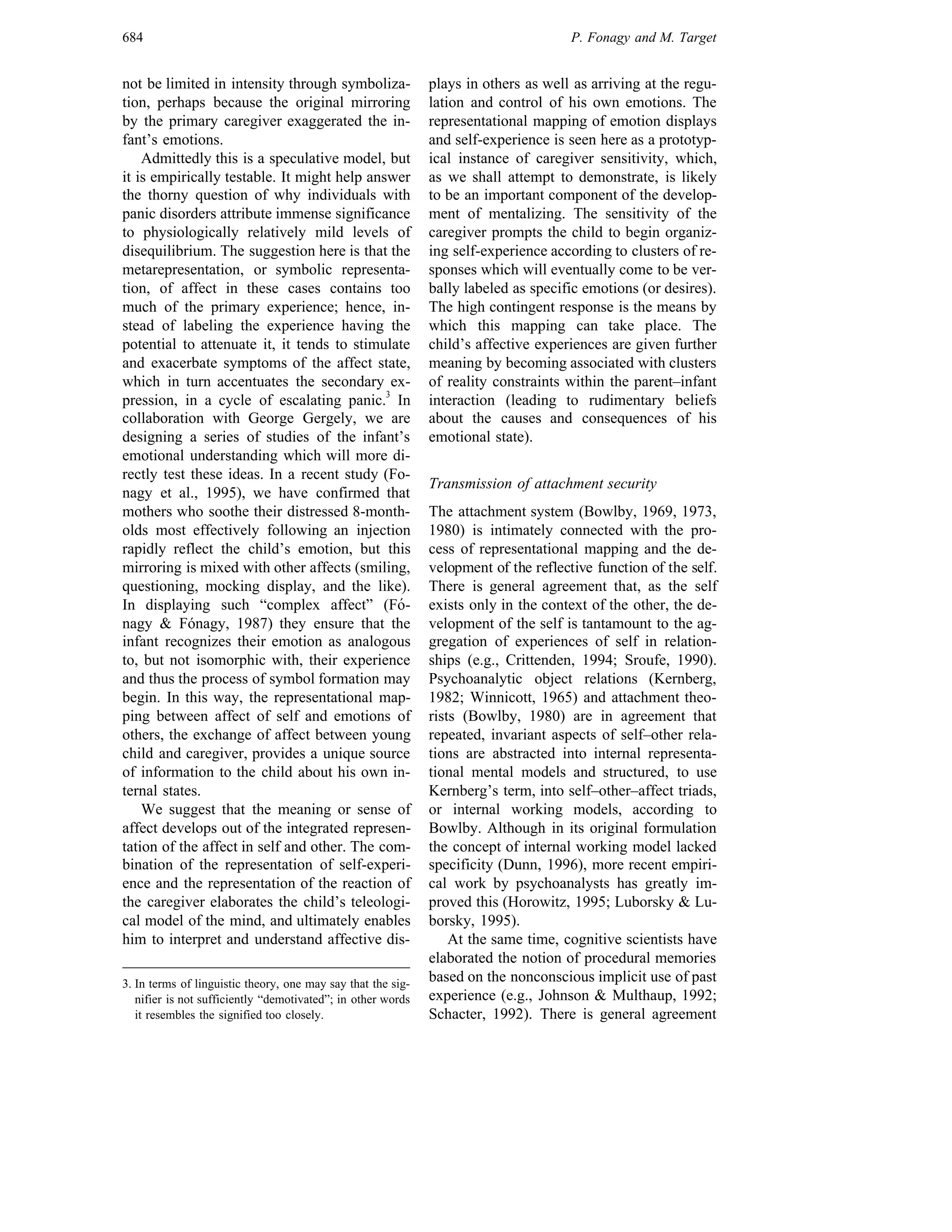 Fonagy and target 1997 | PDF