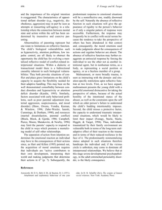 Fonagy and target 1997 | PDF