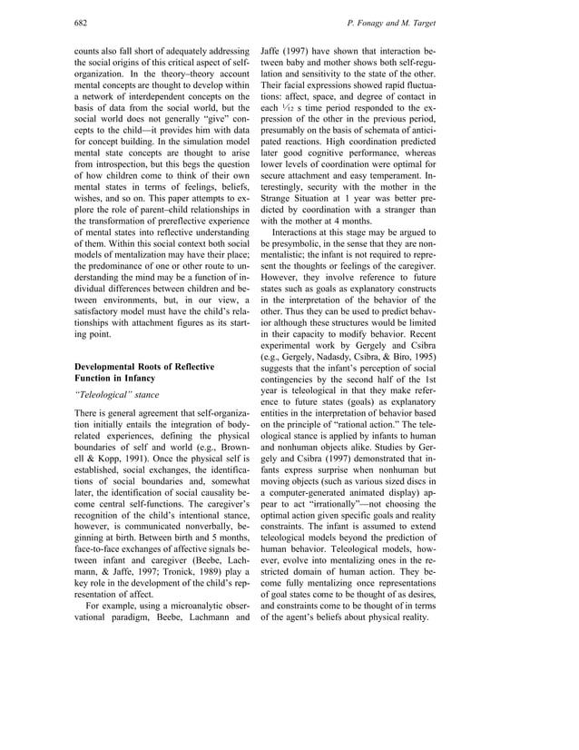 Fonagy and target 1997 | PDF