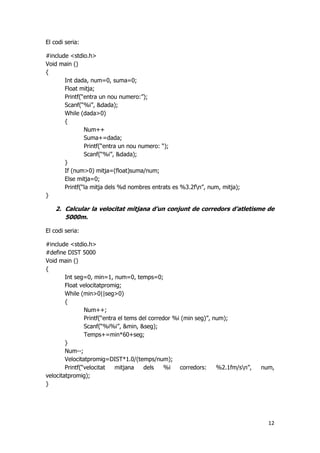 Fonaments de programació; intro | PDF