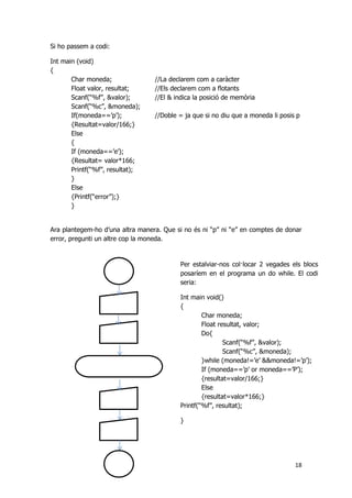 Fonaments de programació; intro | PDF