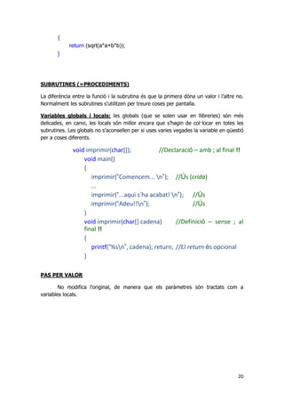 Fonaments de programació; intro | PDF