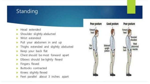 Fon body mechanics, positions, rom exercise | PPTX