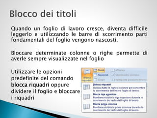 Fondamenti di Excel | PPTX