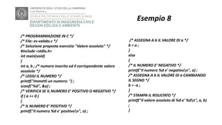 Fondamenti di Informatica - Esercitazione3 (1).pdf | Programming ...