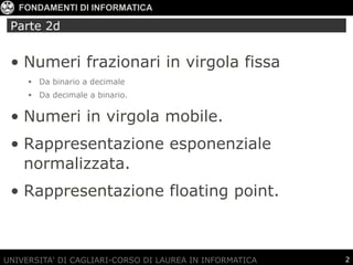 Fondamenti esercitazioni parte2d_eserciziriassuntivisvolti | PDF