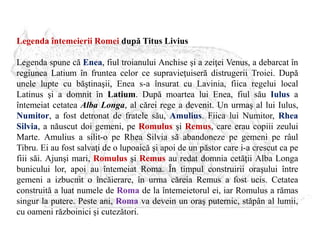 Fondarea Romei. Istorie și legendă.pptx