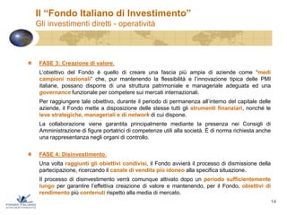 Fondo italiano d'investimento | PDF