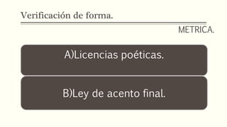 Fondo y forma del poema | PPTX