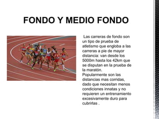 Fondo y medio fondo slidshare | PPTX