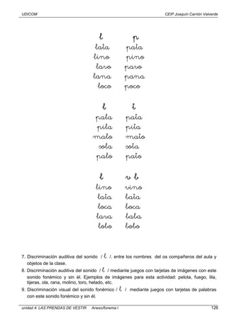 Fonema l | PDF