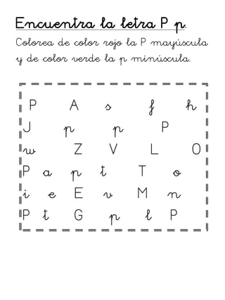 Proyecto HABLA-M: Fonema P Pdf | PDF
