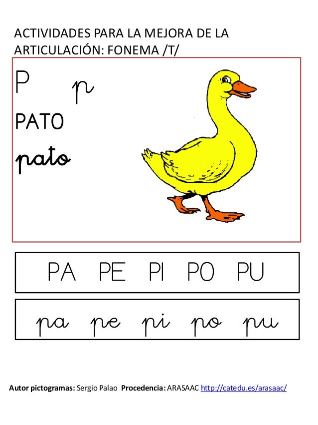 Proyecto HABLA-M: Fonema P Pdf