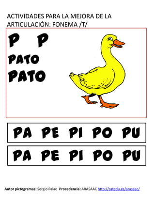 Proyecto HABLA-M: Fonema P ppt | PPTX