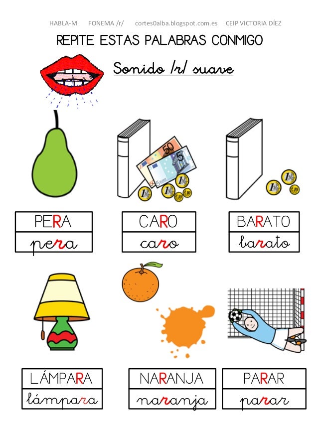 Proyecto HABLA-M: Fonema r suave pdf