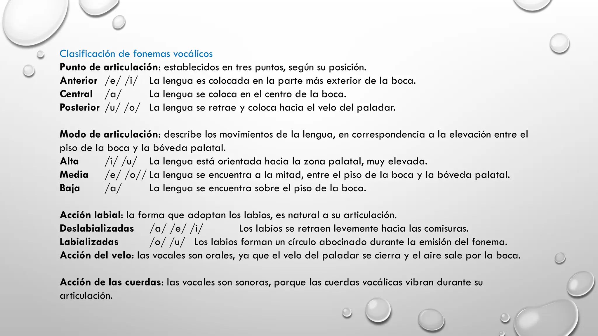 fonemas. Punto y modo de articulacion, resonancia y sonoridad pptx | PPTX